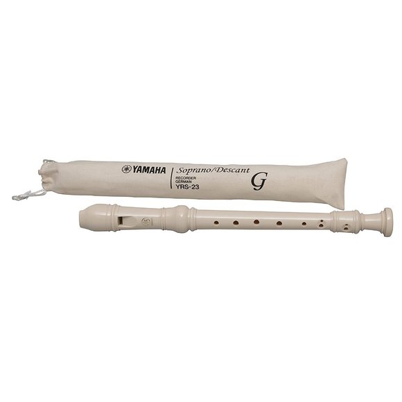 Yamaha | Other | Yamaha Yrs23 Soprano Recorder German Fingering Natural ...
